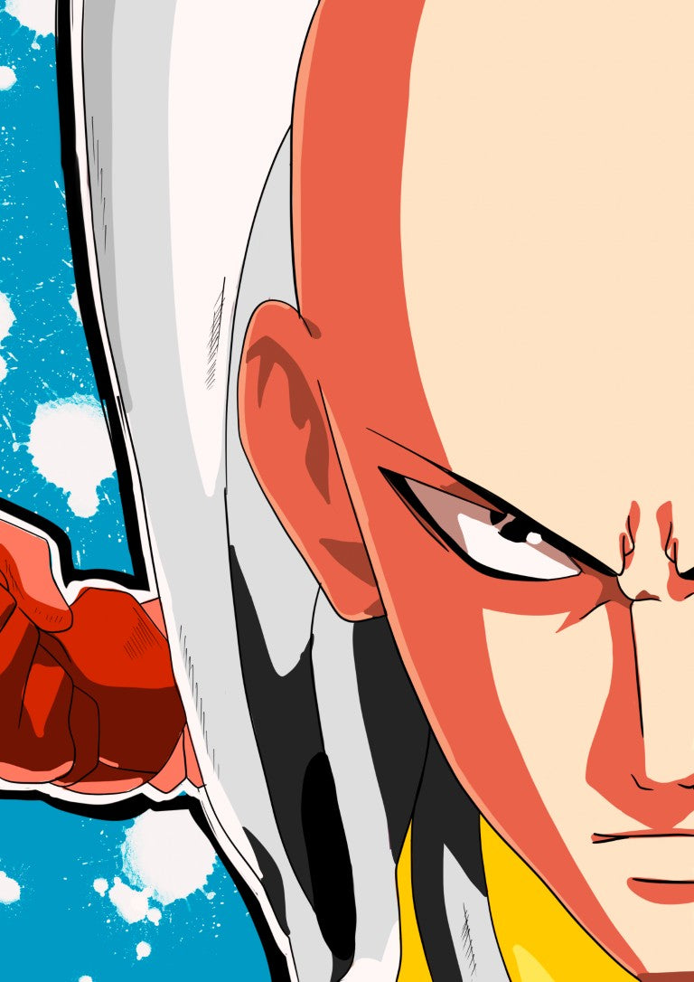 Saitama Serious Mode- One Punch Man Poster – froheyo