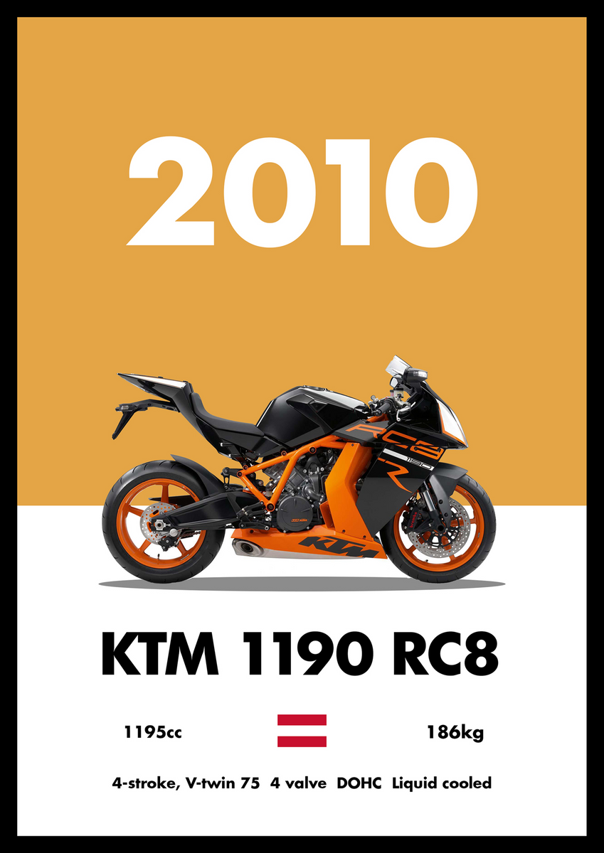 KTM RC8 - Bike Poster – froheyo