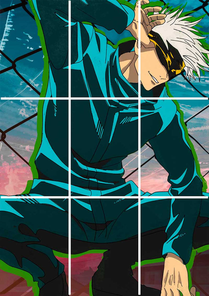 Gojo Jujutsu Kaisen- Anime Block Kit Posters – froheyo