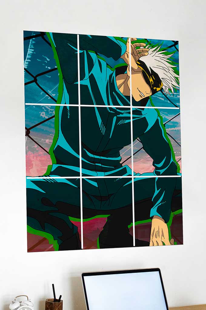 Gojo Jujutsu Kaisen- Anime Block Kit Posters – froheyo