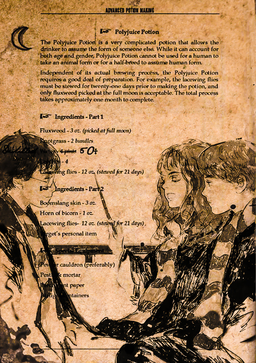 Friends & Potion - Harry Potter Poster – froheyo