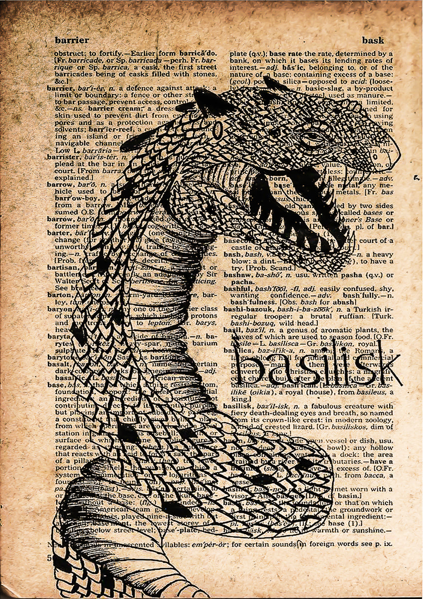 Gaze of the Basilisk - Harry Potter Poster – froheyo