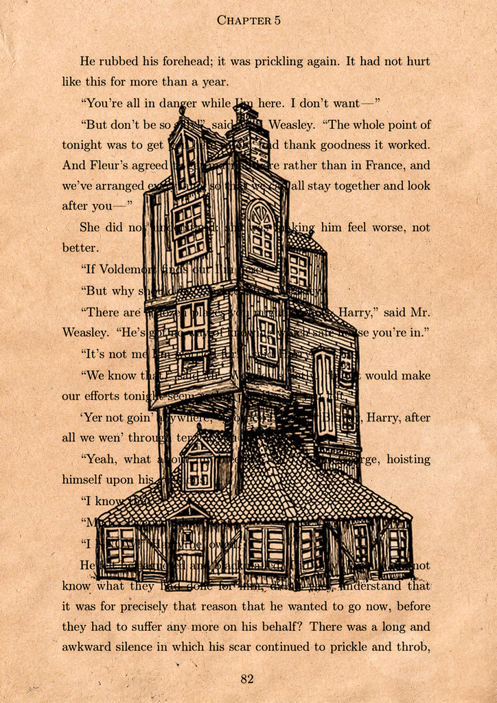 The Weasely Home - Harry Potter Poster – froheyo