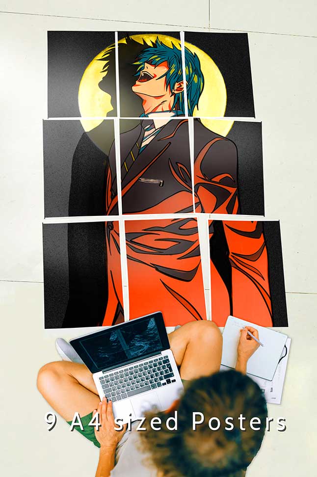 Light Yagami Death Note- Anime Block Kit Posters – froheyo