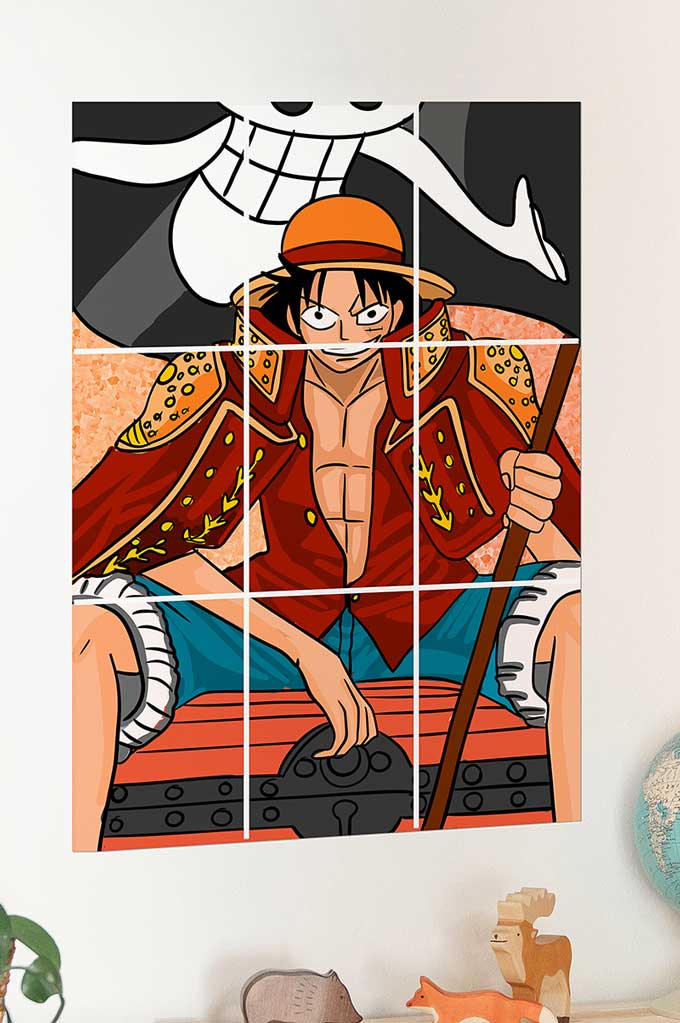 Luffy One Piece- Anime Block Kit Posters – froheyo