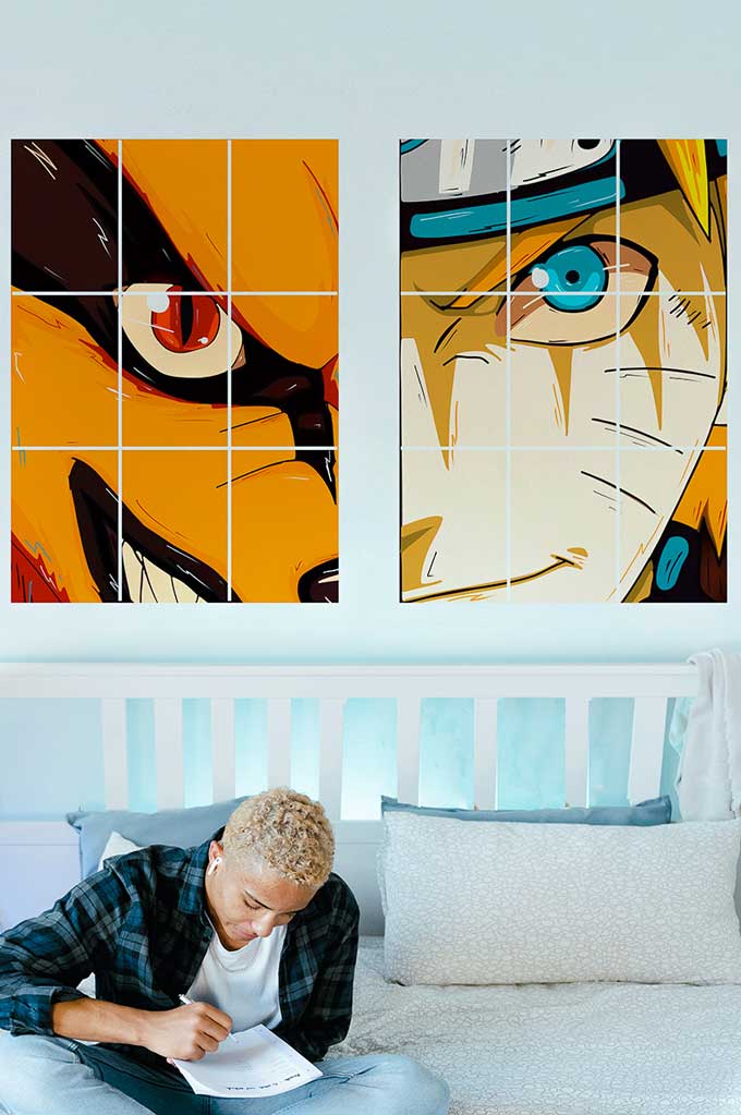 Naruto Uzumaki Naruto Shippuden- Anime Block Kit Posters – froheyo