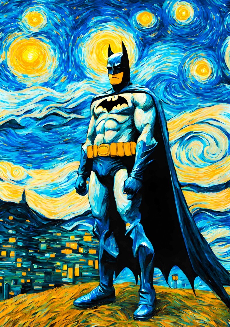 Batman In Starry Night – froheyo