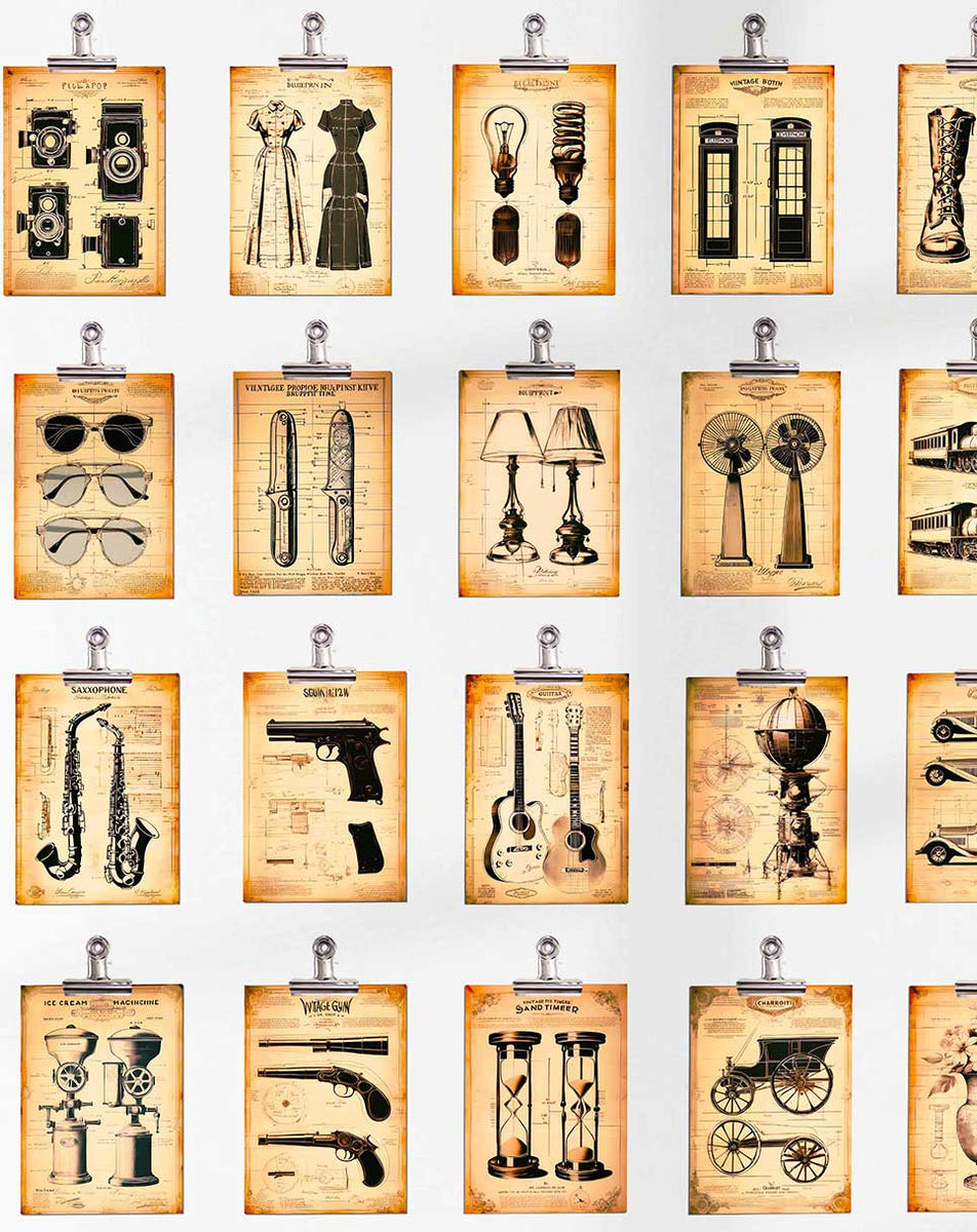 Vintage Patents - Clip Kit Posters – froheyo