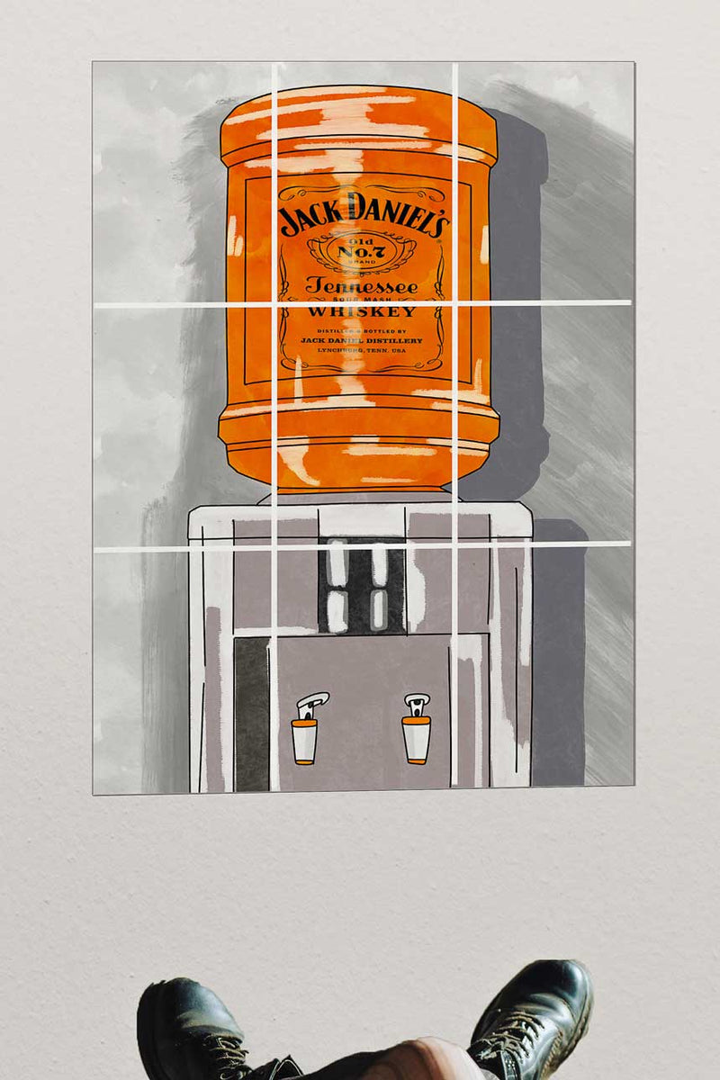Jack Daniels Cooler - Block Kit Posters – froheyo