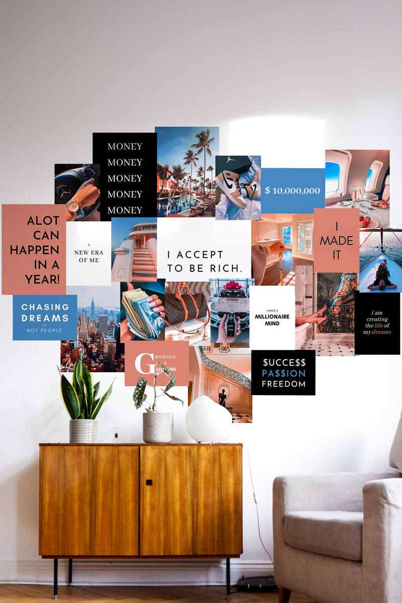 I Am Rich - Vision Board Posters – froheyo