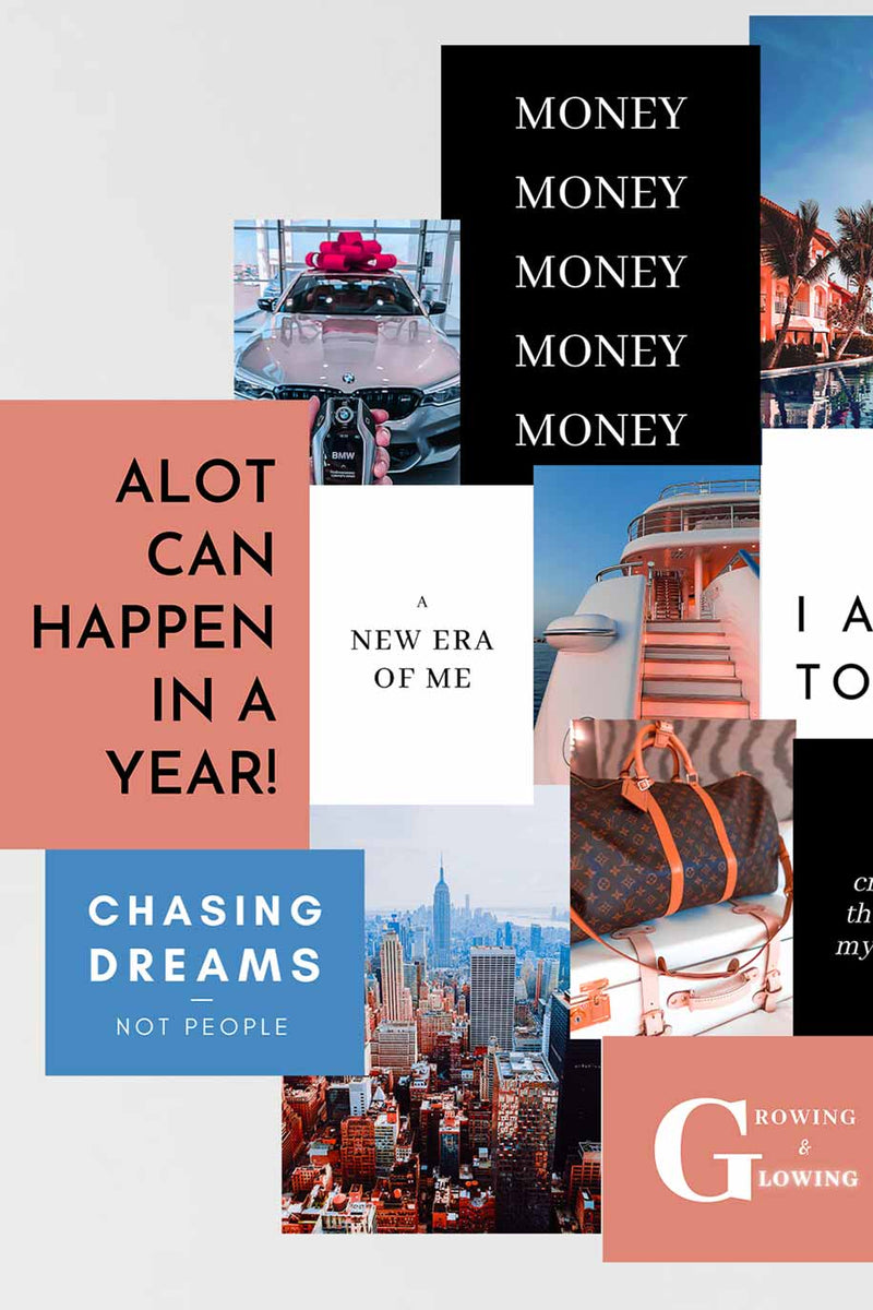 I Am Rich - Vision Board Posters – froheyo