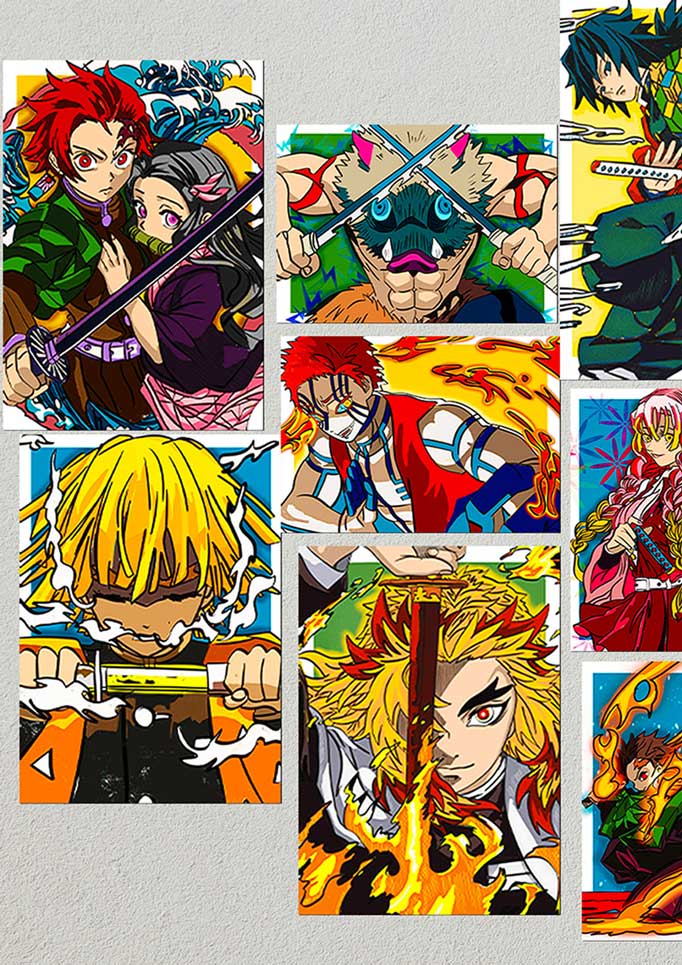 Demon Slayer Anime- Mini Kit Posters – froheyo