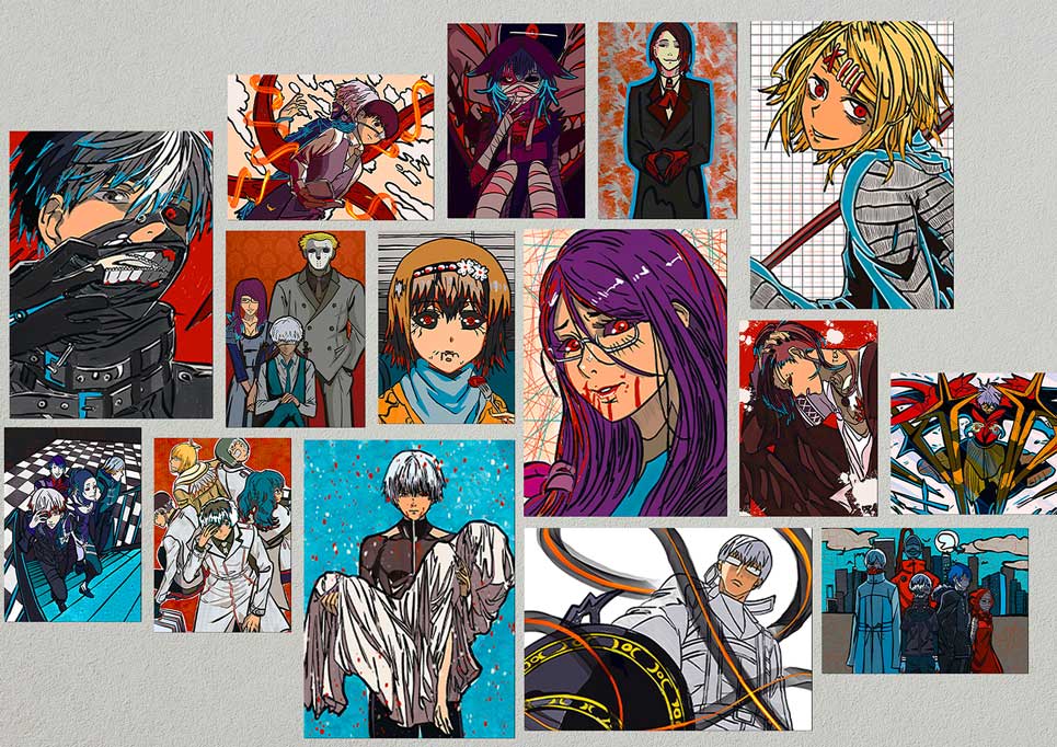 Tokyo Ghoul Anime- Mini Kit Posters – froheyo